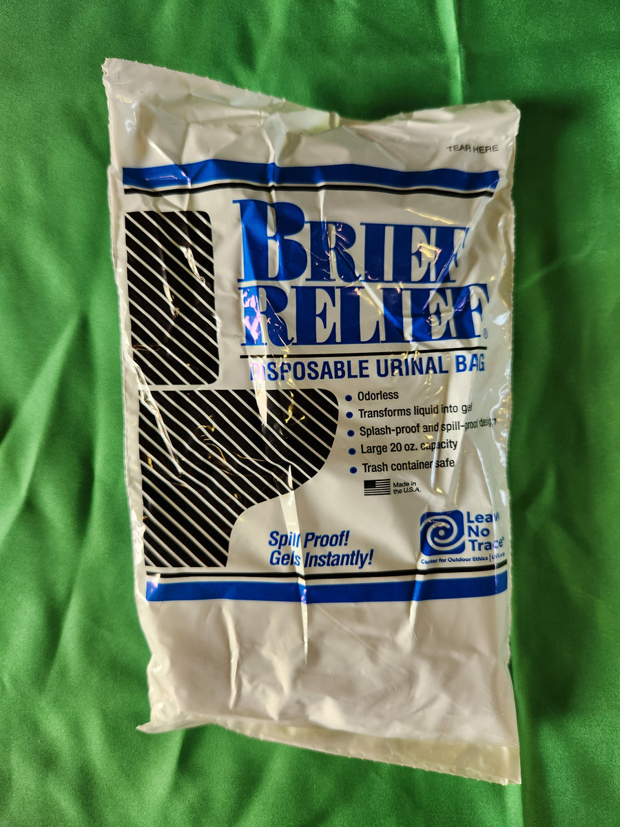 Brief Relief BR608 Brief Relief Disposable Urinal Bag Kit (Pack of 10)