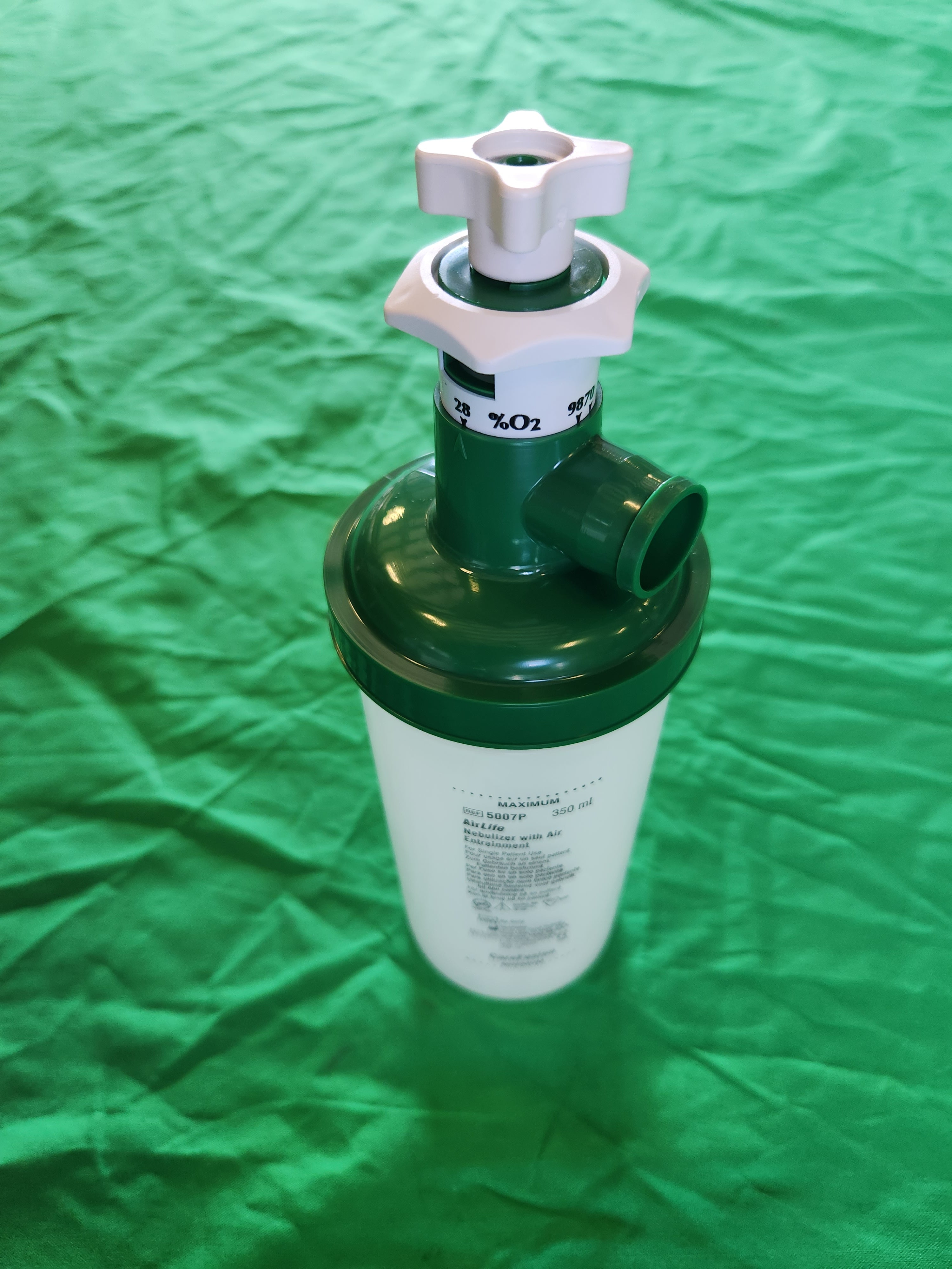 AirLife Jet Nebulizer 350mL FiO2 28-98% CareFusion 5007P – USA Supply