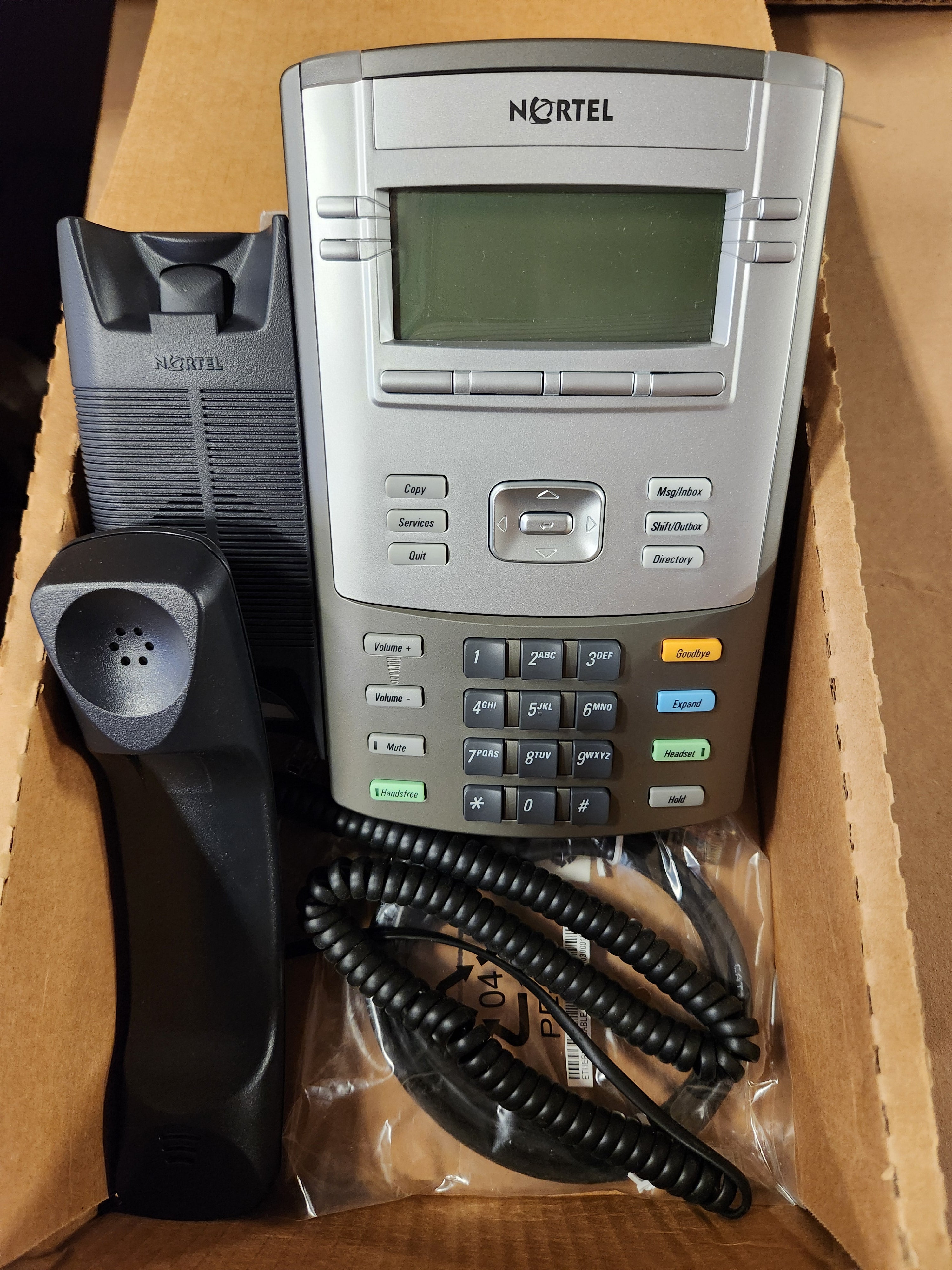 Nortel 1120e NTYS03BEGS IP VOIP Desktop Office Phone - New/Open Box ...