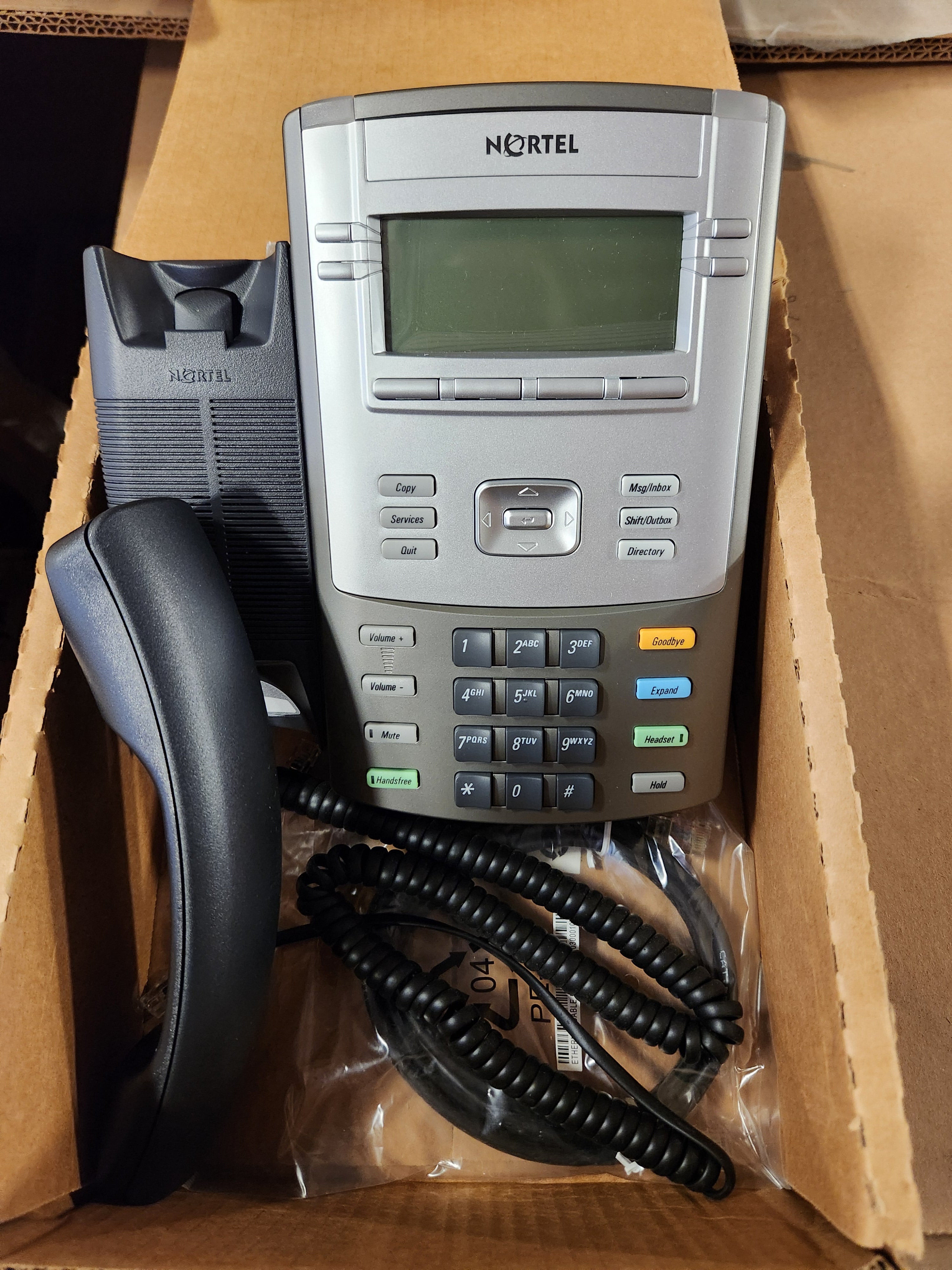 Nortel 1120e NTYS03BEGS IP VOIP Desktop Office Phone - New/Open Box ...