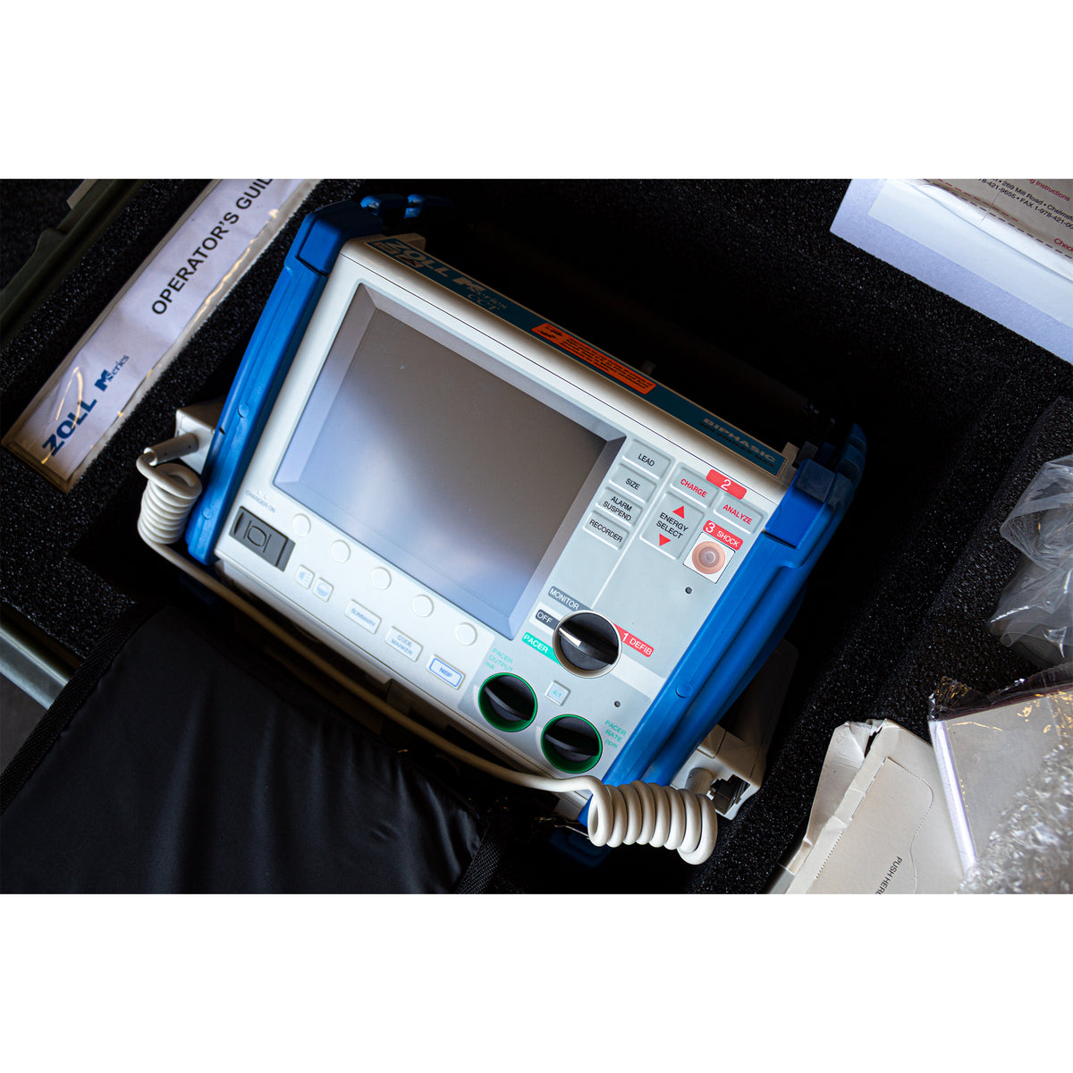 Zoll M-Series CCT BIPHASIC Defibrillator / Monitor With All Accessories ...
