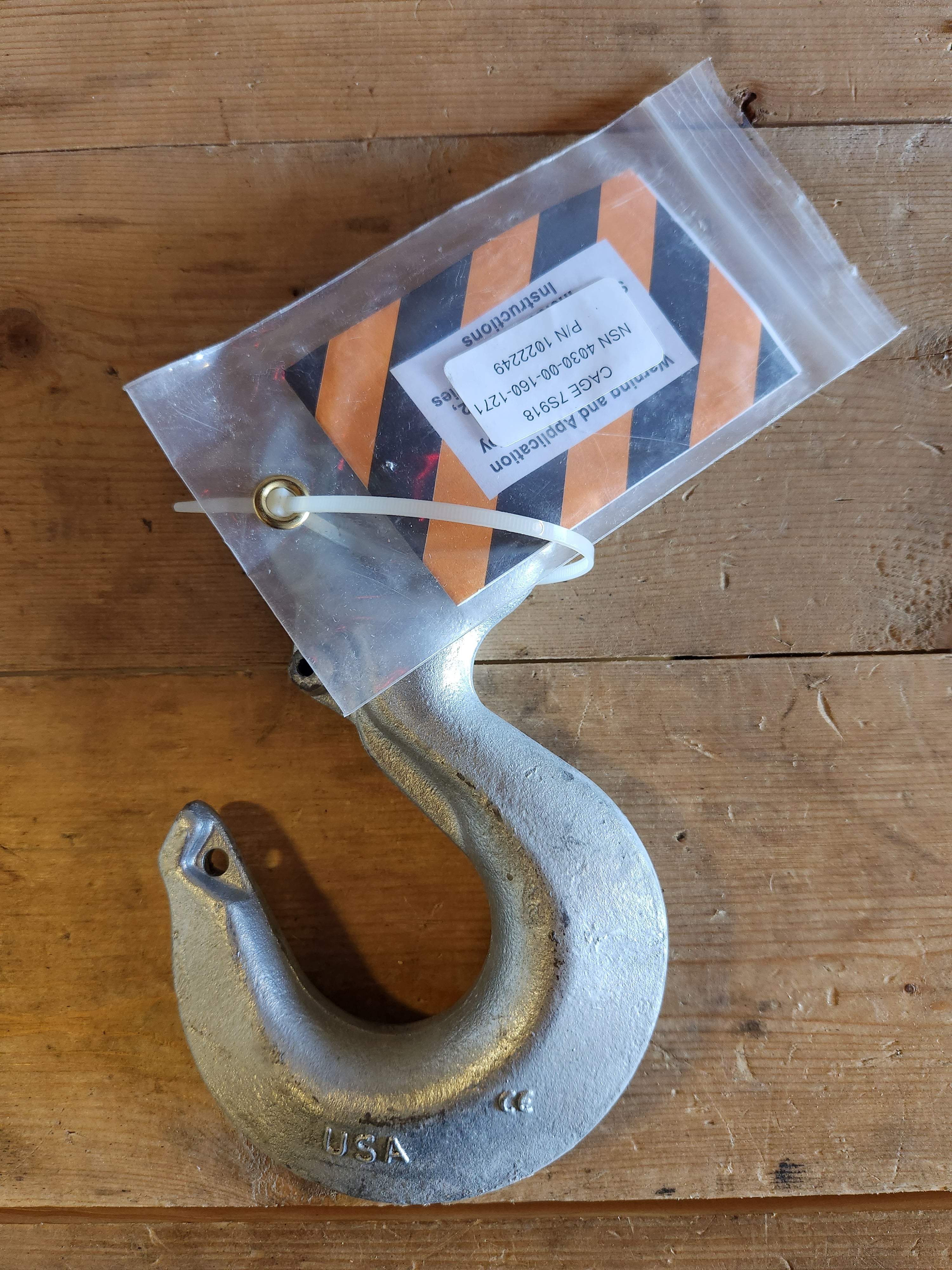 Crosby 3 Ton G-320CN Carbon Eye Hoist Hook – USA Supply