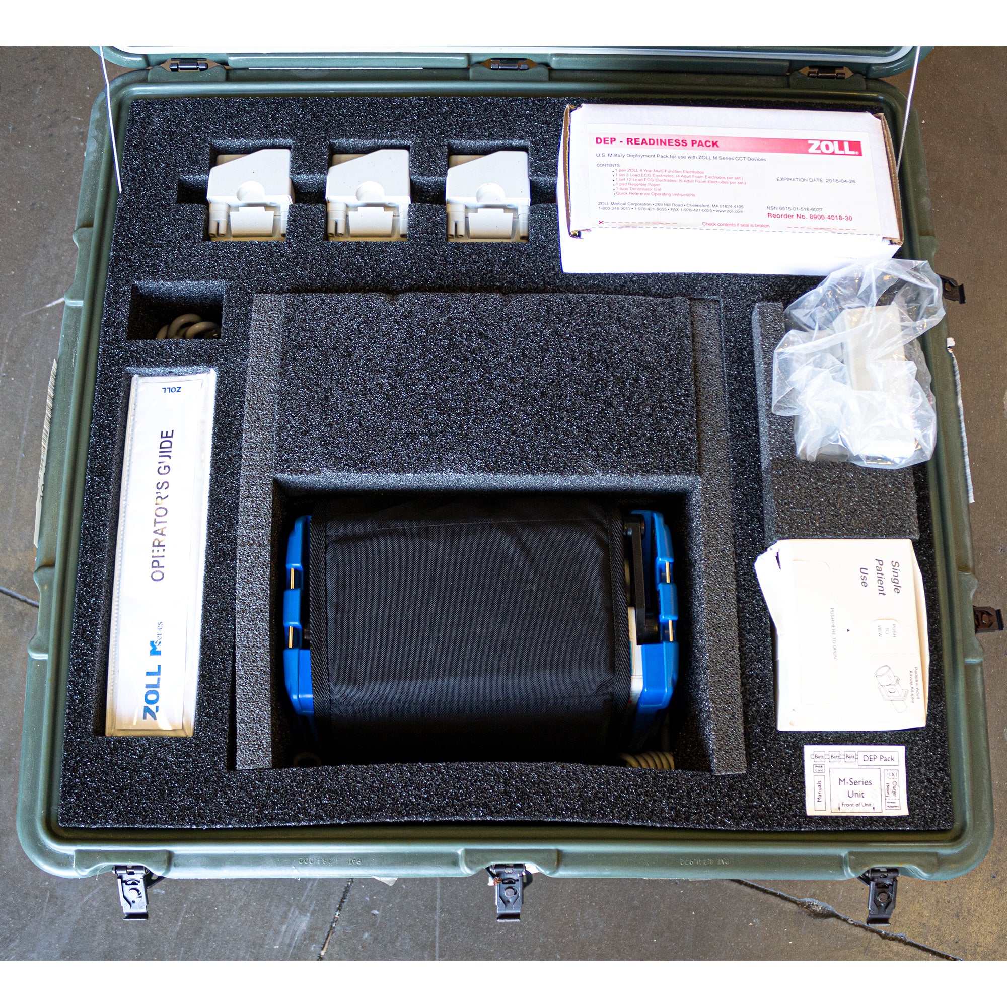 Zoll M-Series CCT BIPHASIC Defibrillator / Monitor With All Accessorie ...