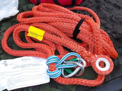 MILITARY SURPLUS BUCKINGHAM ROOF TOP FALL PROTECT HARNESS TENEX ROPE B ...